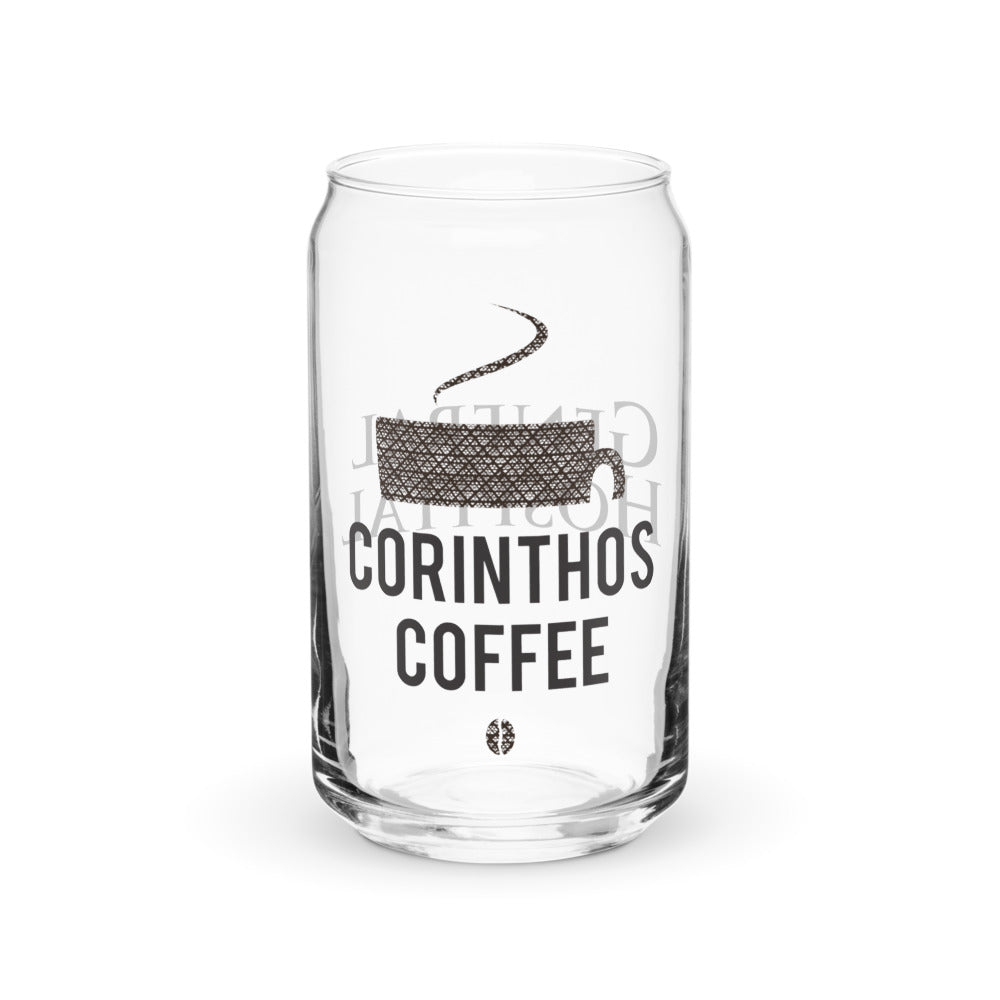 General Hospital Corinthos Coffee Can Shaped Glass