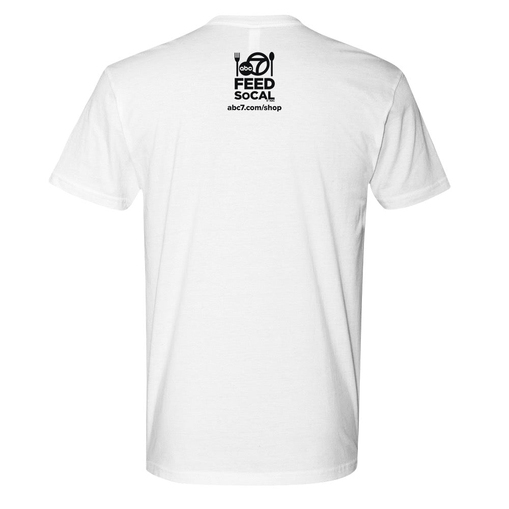 ABC7LA Feed SoCal Adult T-Shirt designed by The Art of the Chase