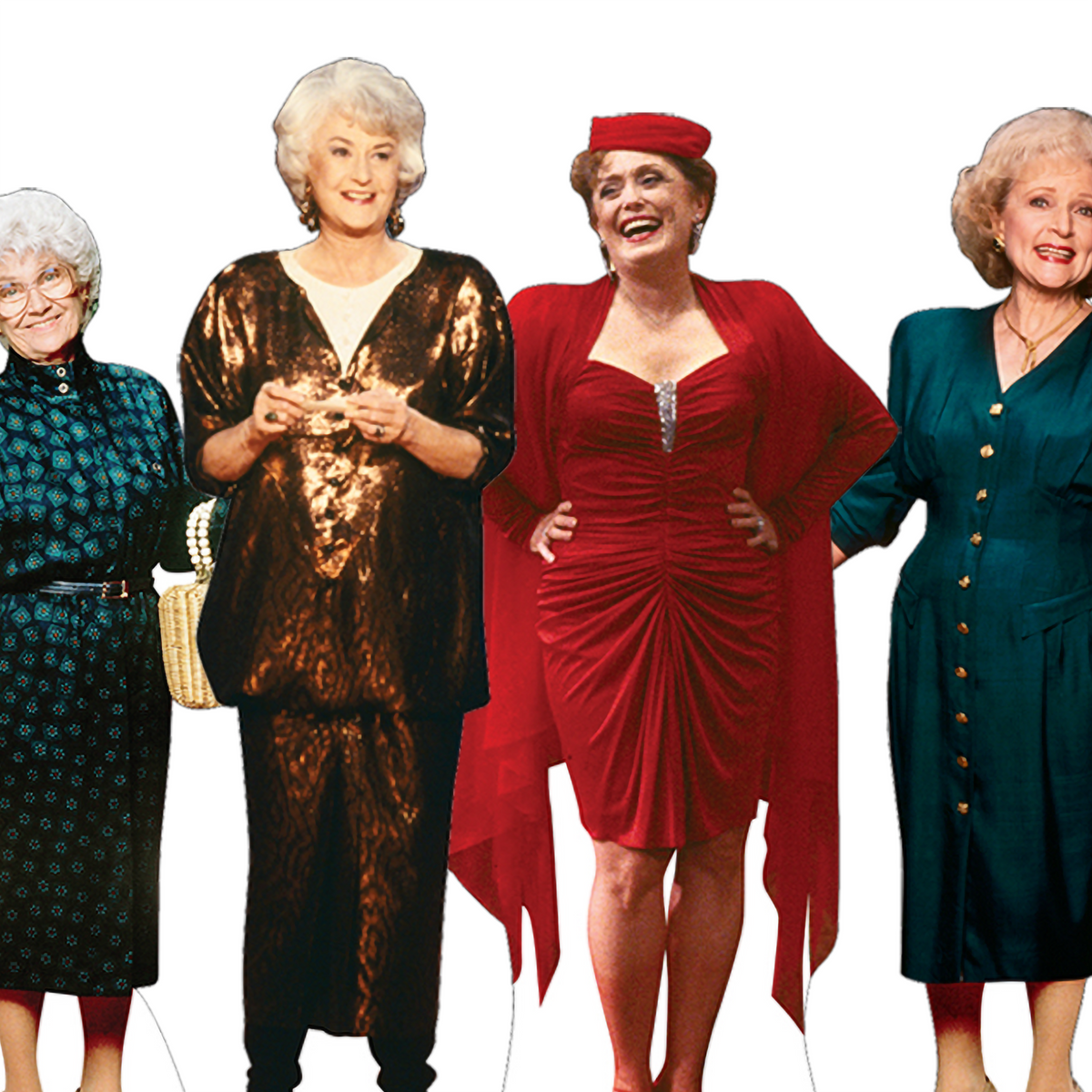 The Golden Girls Cardboard Cutout Standees 4 Piece Bundle