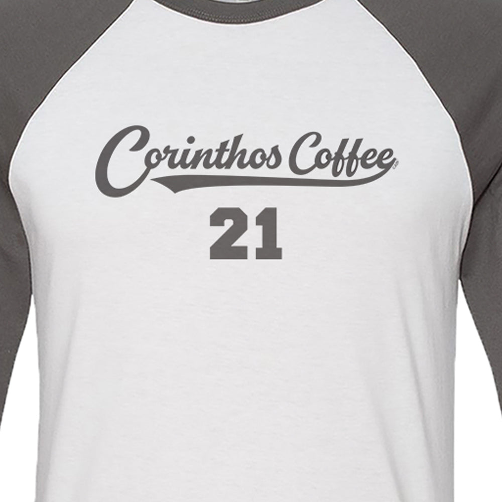 General Hospital Corinthos Coffee Softball Team 3/4 Sleeve Baseball T-
