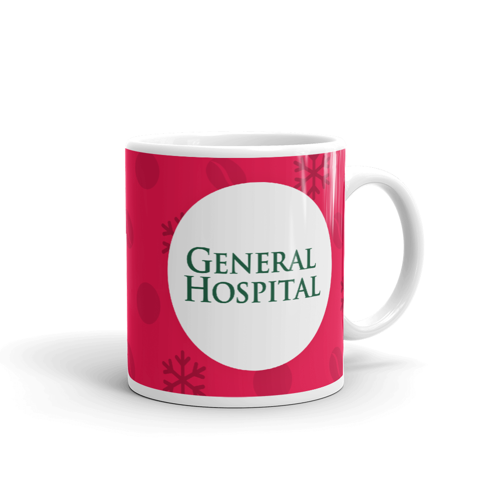 General Hospital Corinthos Coffee Snowflake White Mug