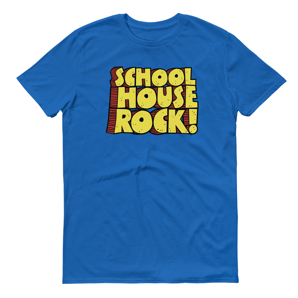 Schoolhouse Rock Jr Logo Schoolhouse Rock 70s Cartoon Vintage Logo