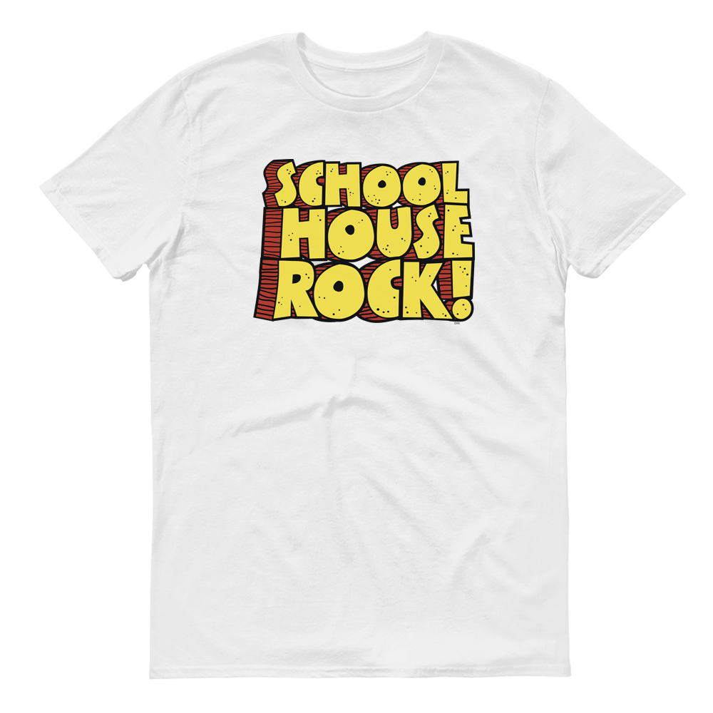 Schoolhouse Rock Jr Logo Schoolhouse Rock 70s Cartoon Vintage Logo